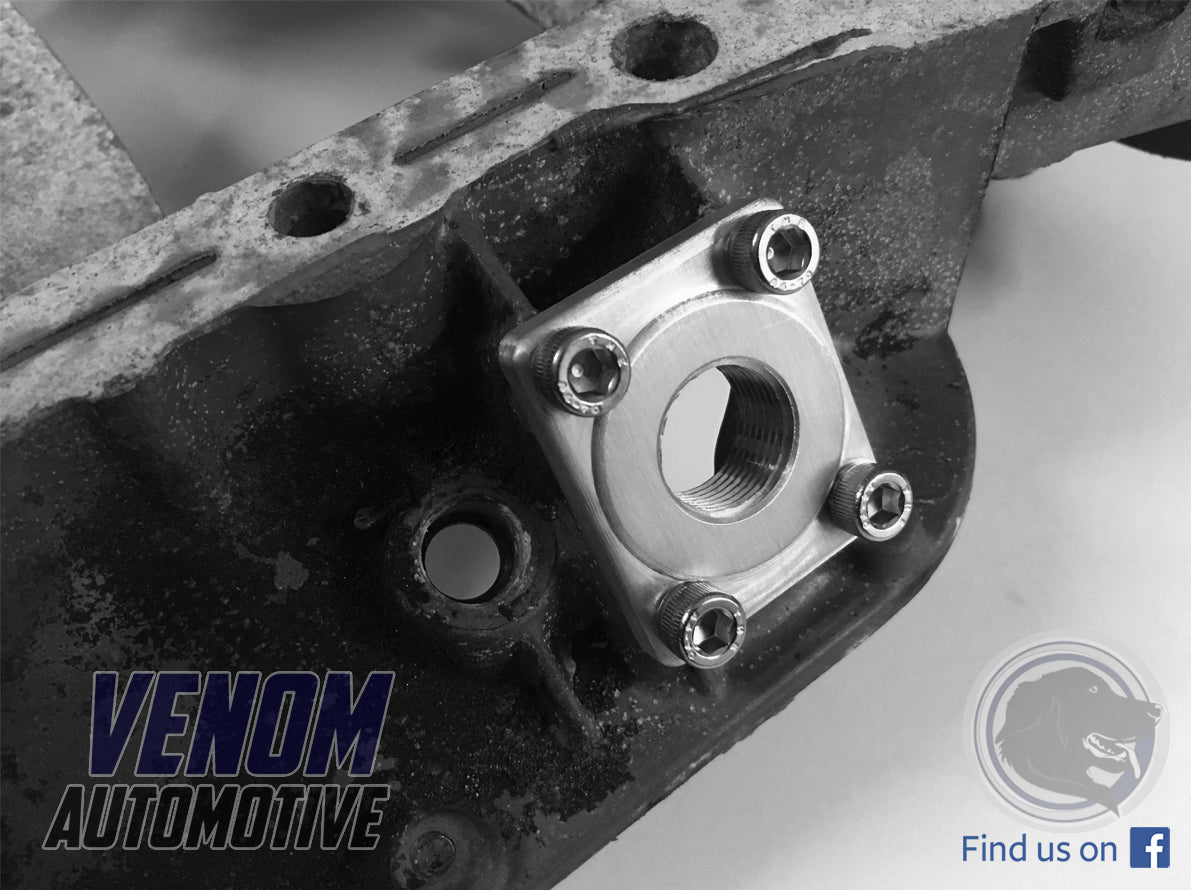 Venom Automotive Toyota 2JZ Oil Level Sensor Cap/Oil Drain Adapter ...