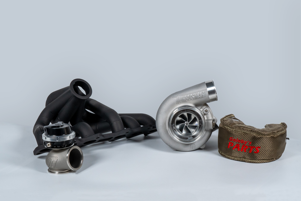 Toyota 2JZ-GTE, Turbosmart 6262 Turbo Kit, 50mm Wastegate, 6Boost Mani ...