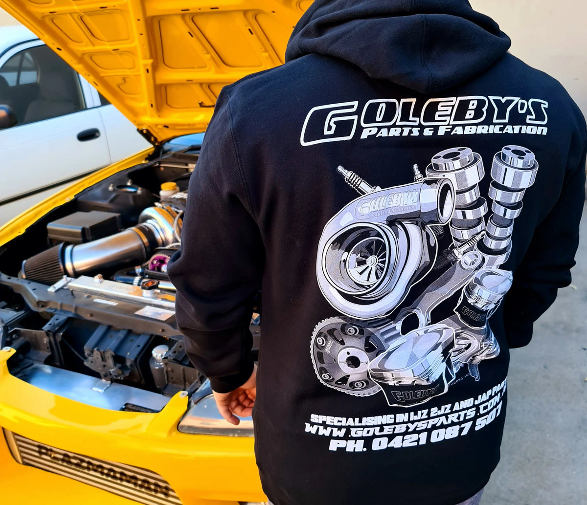 Goleby's Classic Black Hoodie — Goleby's Parts