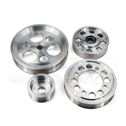 PHR - 1JZ/2JZ Non-VVTi 4 Piece Billet Aluminum Pulley Kit W/Idler ...